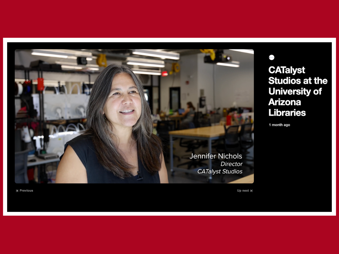 See what you can do at our makerspace, CATalyst Studios | University of Arizona Libraries